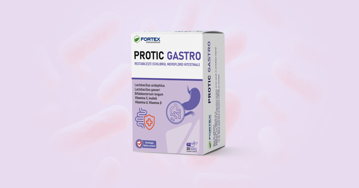 PROTIC GASTRO - пробиотики и пребиотики для здорового пищеварения