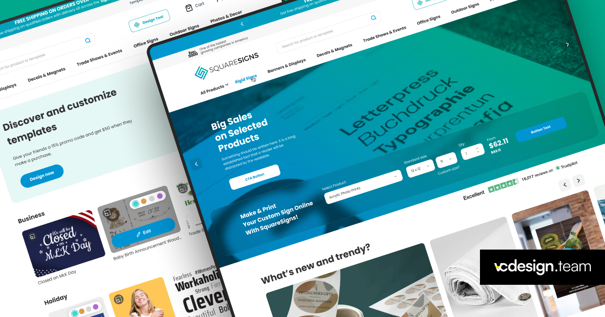 SquareSigns | Projects | VC design