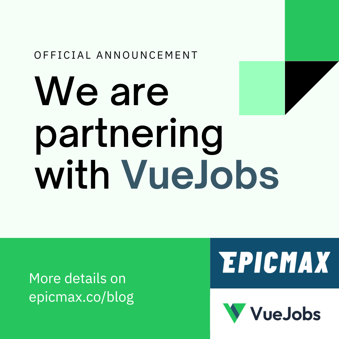 Epicmax Partners with VueJobs to Enhance the Vue.js Ecosystem