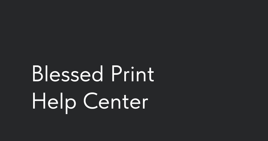 Blessed Print: Help Center | Font Shop - Blessed Print