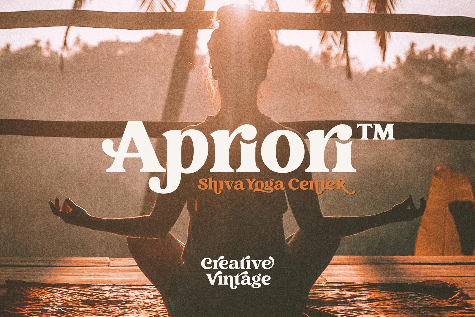 Creative Vintage Font | Serif Fonts - Blessed Print