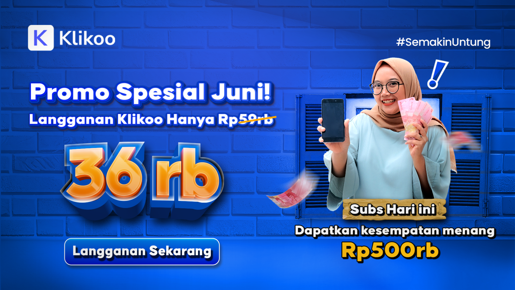 Undian Total Hadiah Rp1jt Untuk Agen Baru