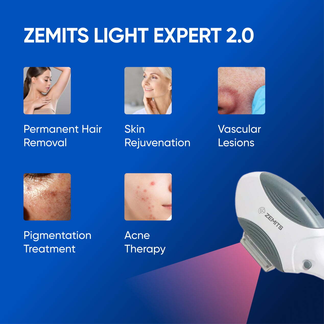 IPL Laser Machine ZEMITS Light Expert 2.0 | Esthetic Spa Equipment for sale