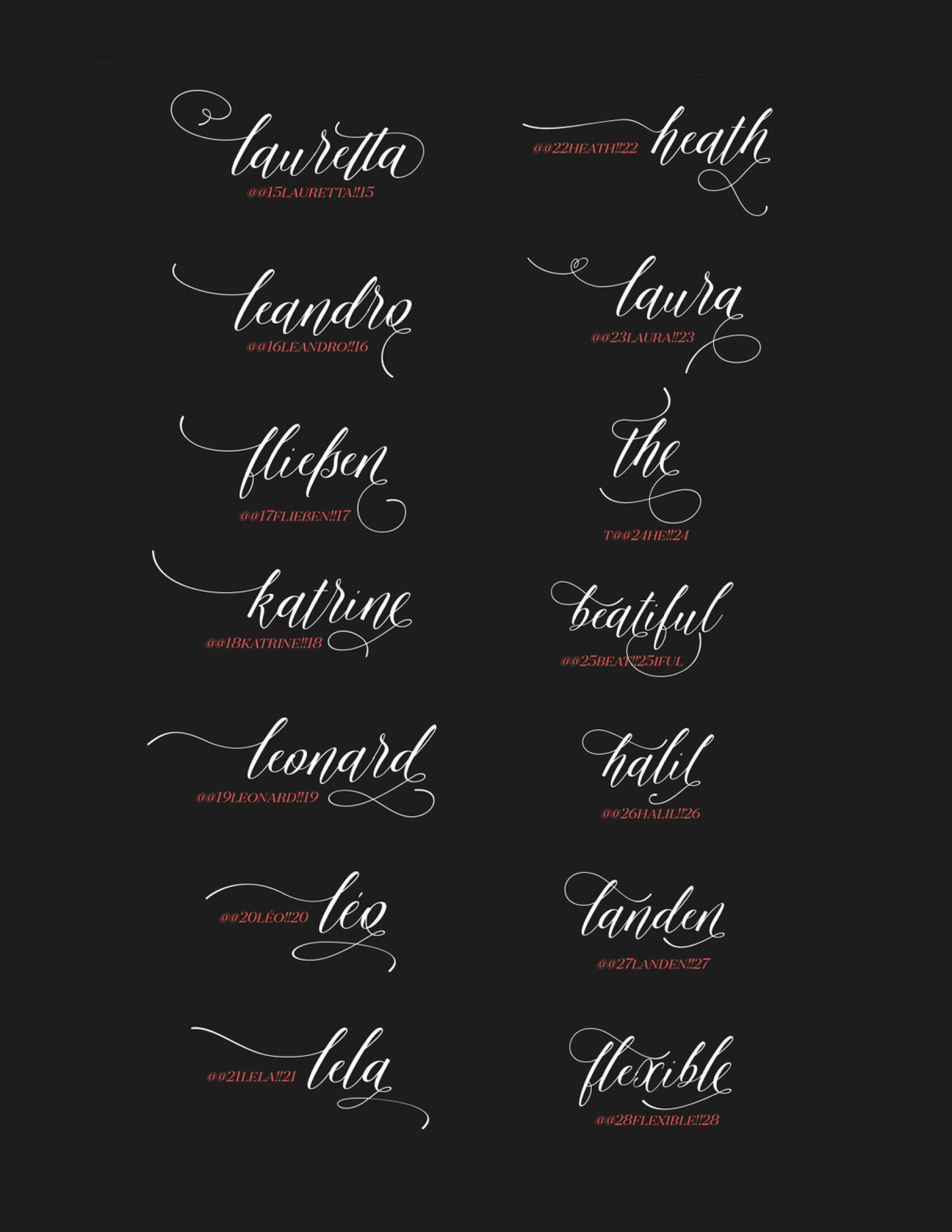 Amelia Font | Script Fonts - Blessed Print
