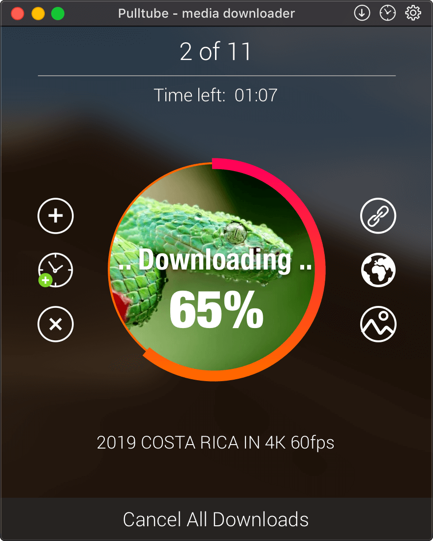 Pulltube – beautiful online video downloader
