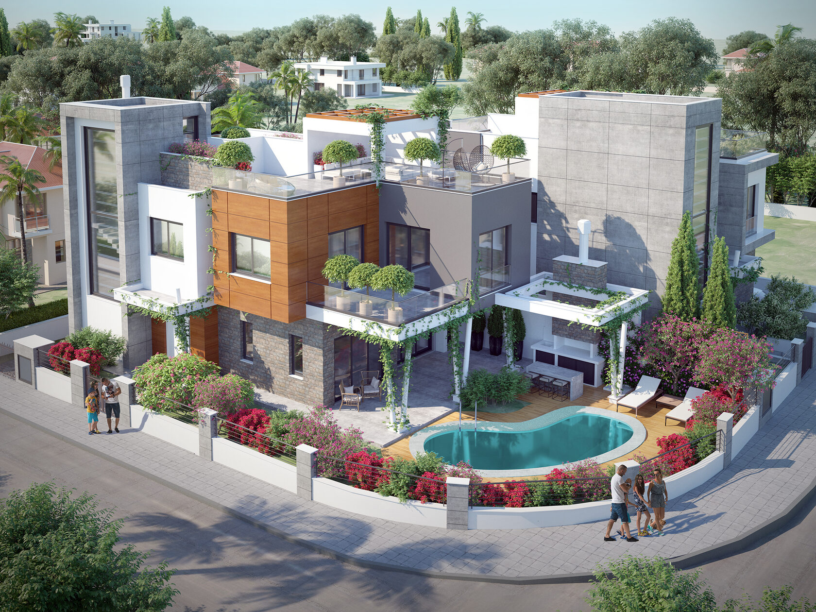 BORA-BORA – complex of two modern villas in the Limassol area - Agios ...