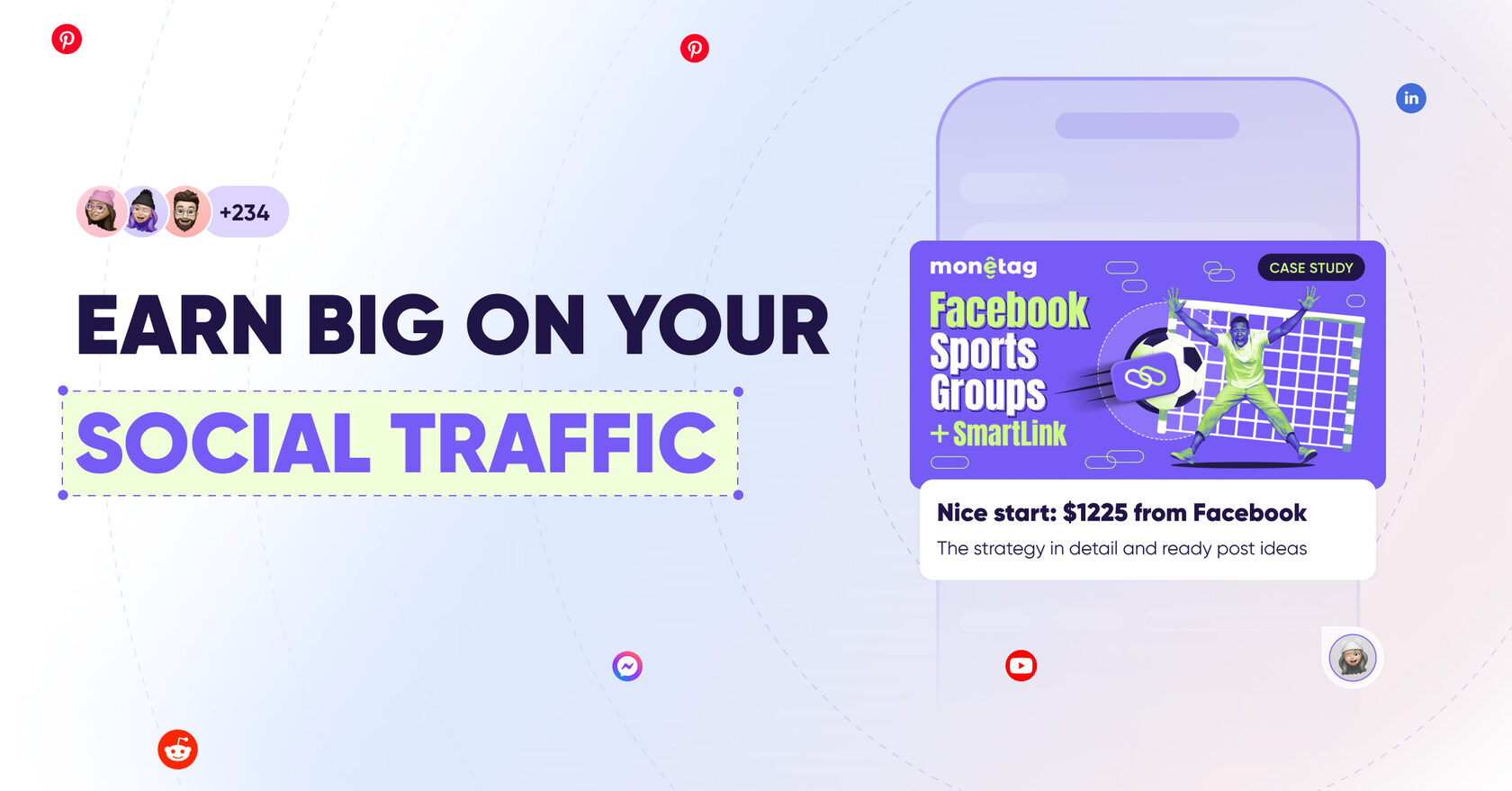 Monetize Social Traffic with Monetag