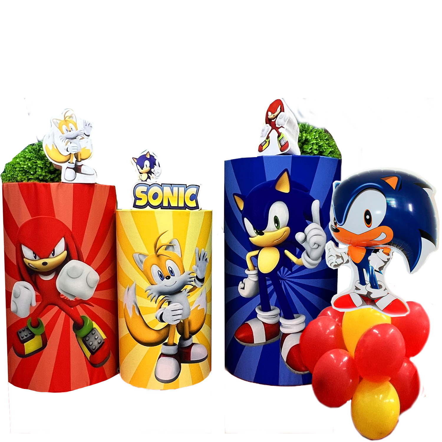 Sonic theme for birthday party in Dubai
