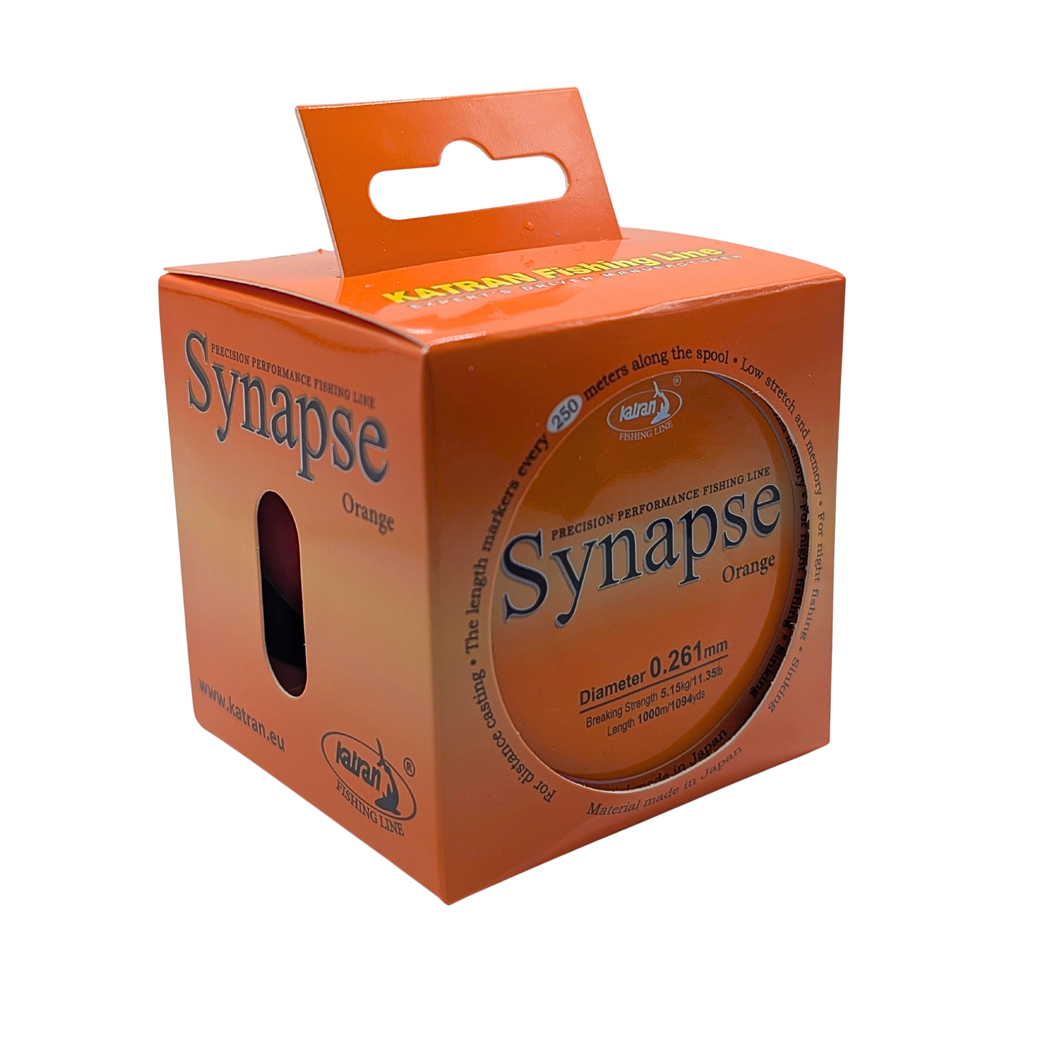 Katran Synapse Orange | High-Visibility Carp Fishing Line