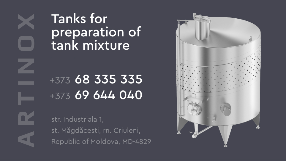 Tanks for preparation of tank mixture | ARTINOX™