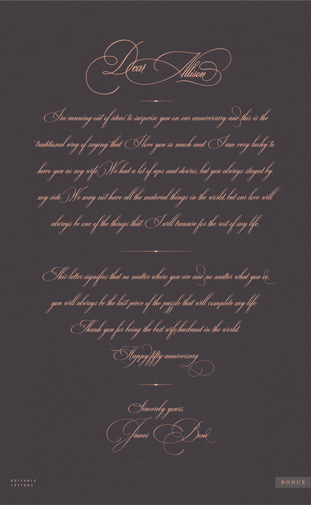 Ecatherina Font | Spencerian scripts - Blessed Print