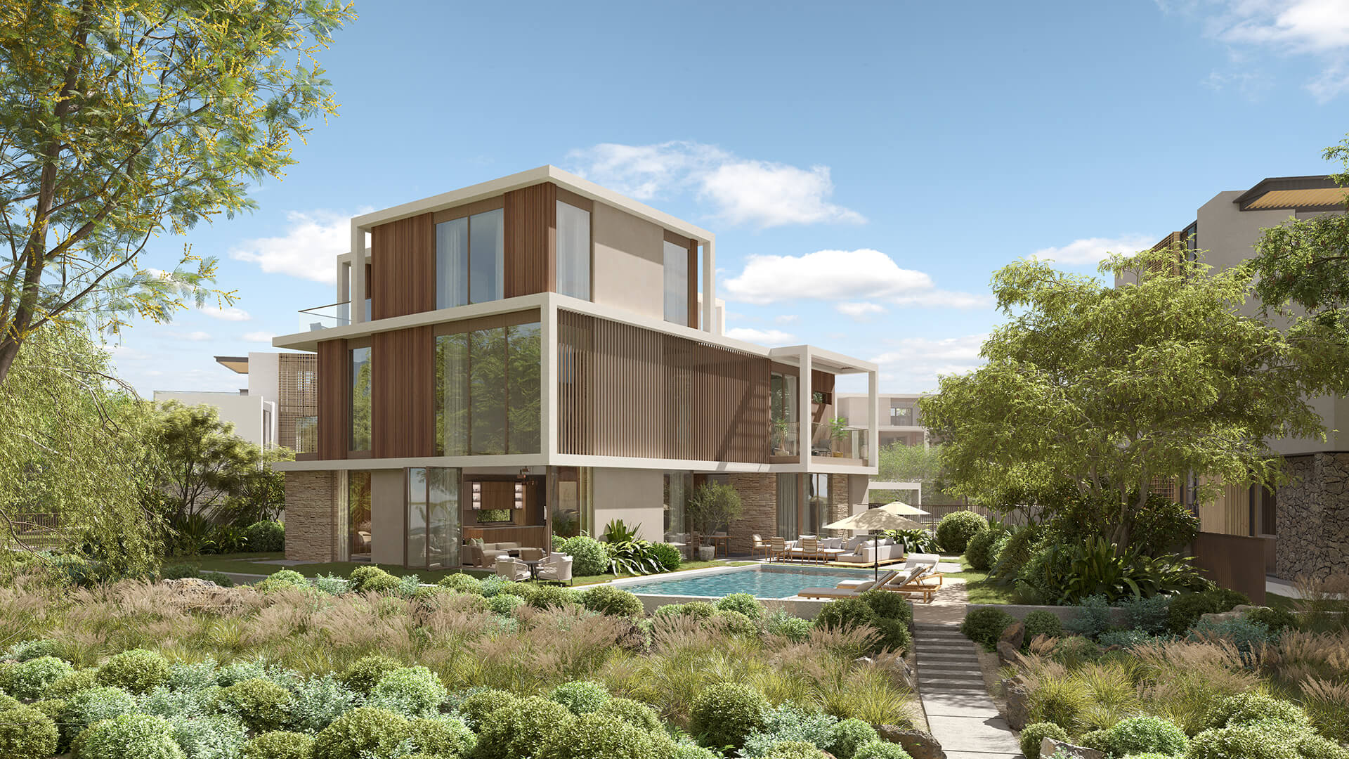 The Acres by Meraas | 3–7BR Lagoon Villas for Sale in Dubailand, Dubai