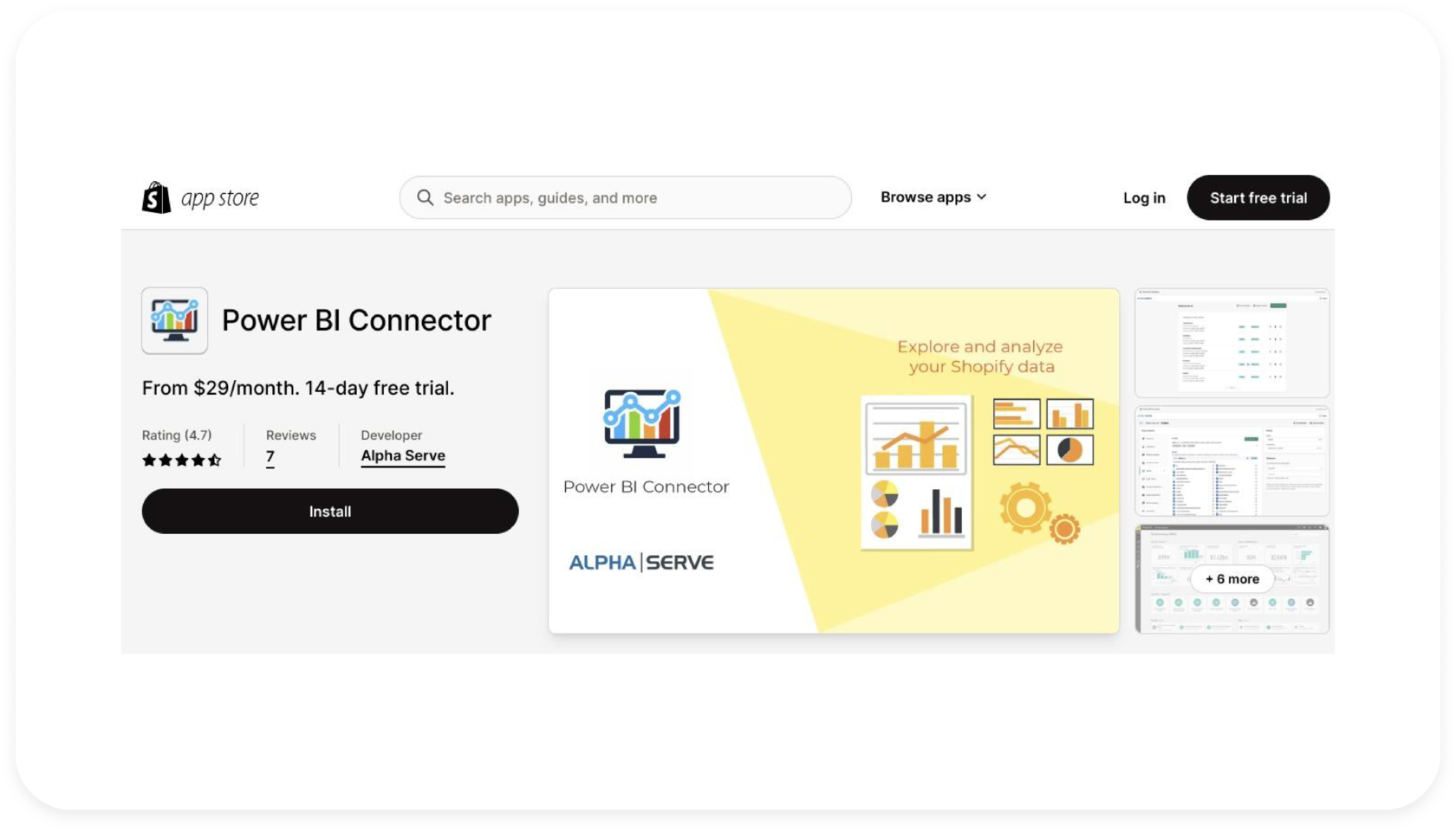 New Update in Power BI Connector for Shopify: Power BI Dashboard Templates