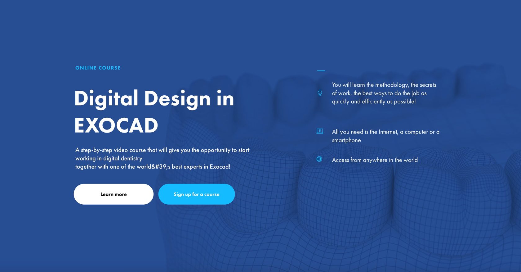 Online course "Digital Design in EXOCAD"