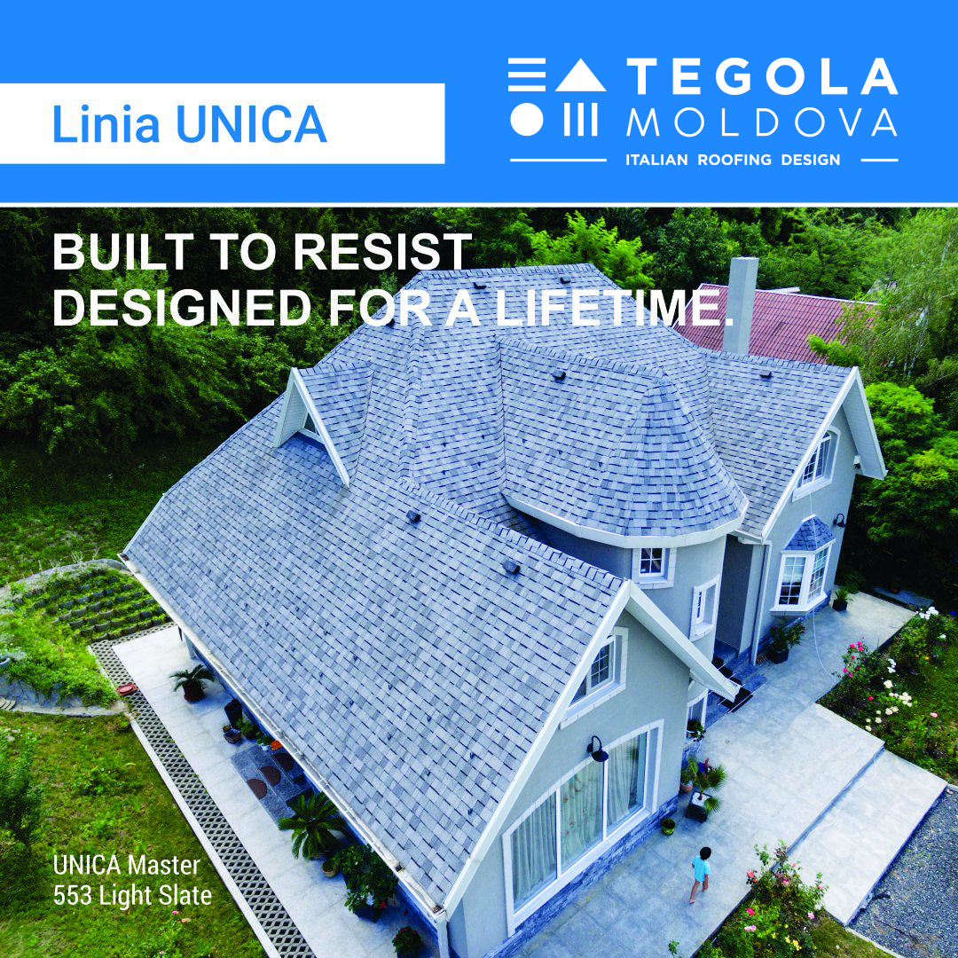 Acoperiș Tegola UNICA cu garanție de 40 de ani acum disponibilă și în ...