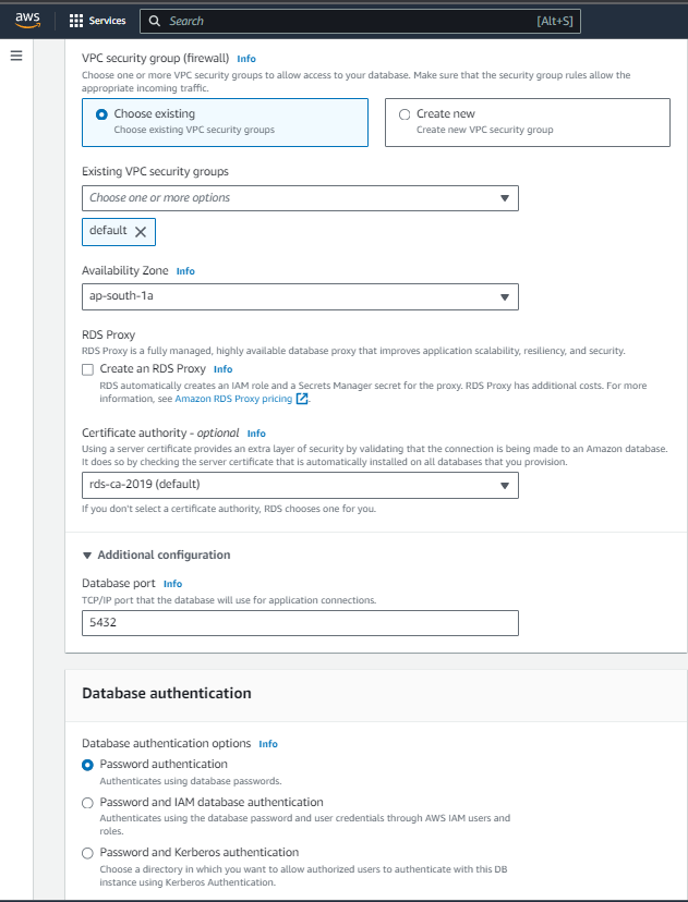 How to Create an RDS Instance