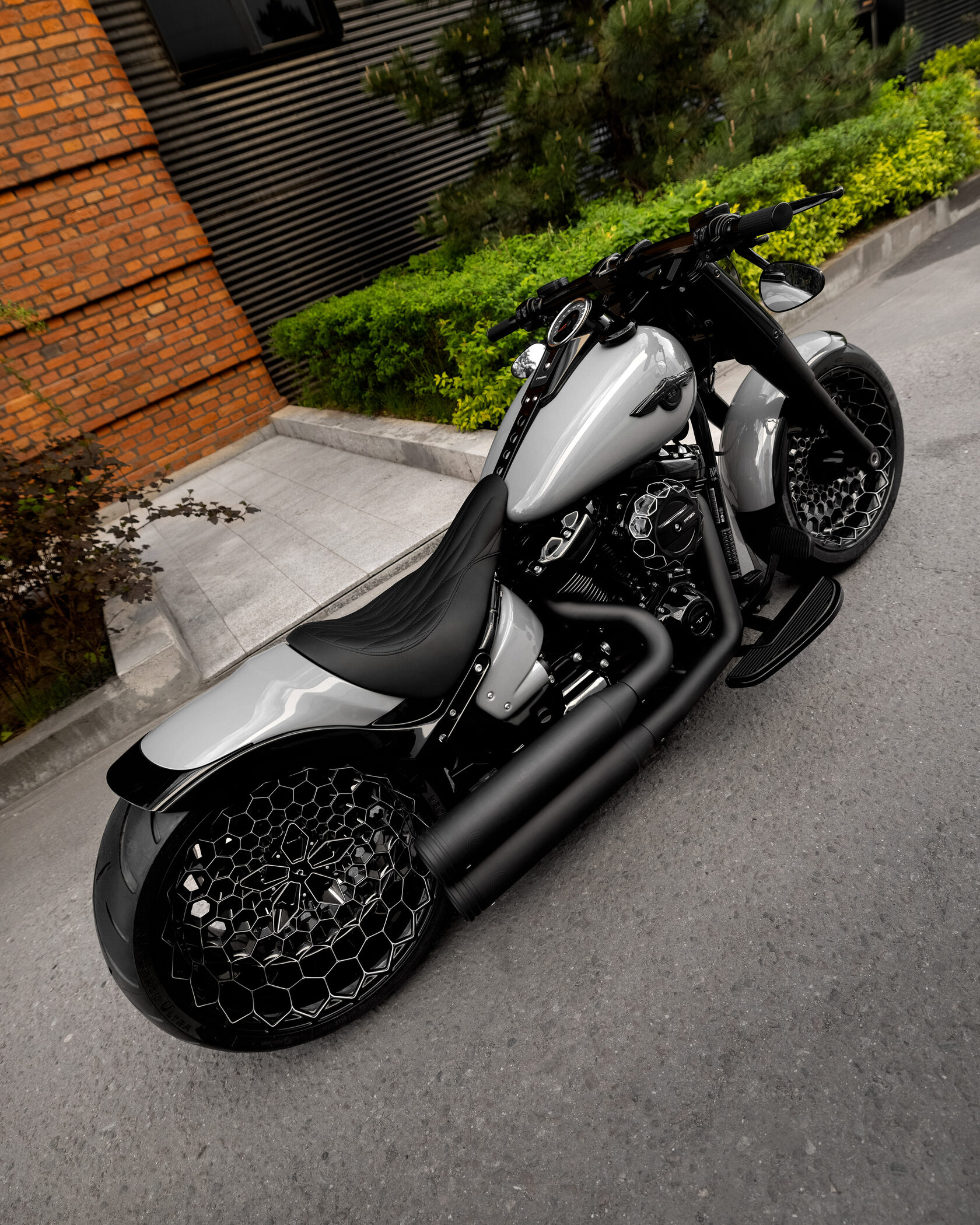 FATBOX by BOX39 — Custom Wide-Tire Motorcycle from Dubai