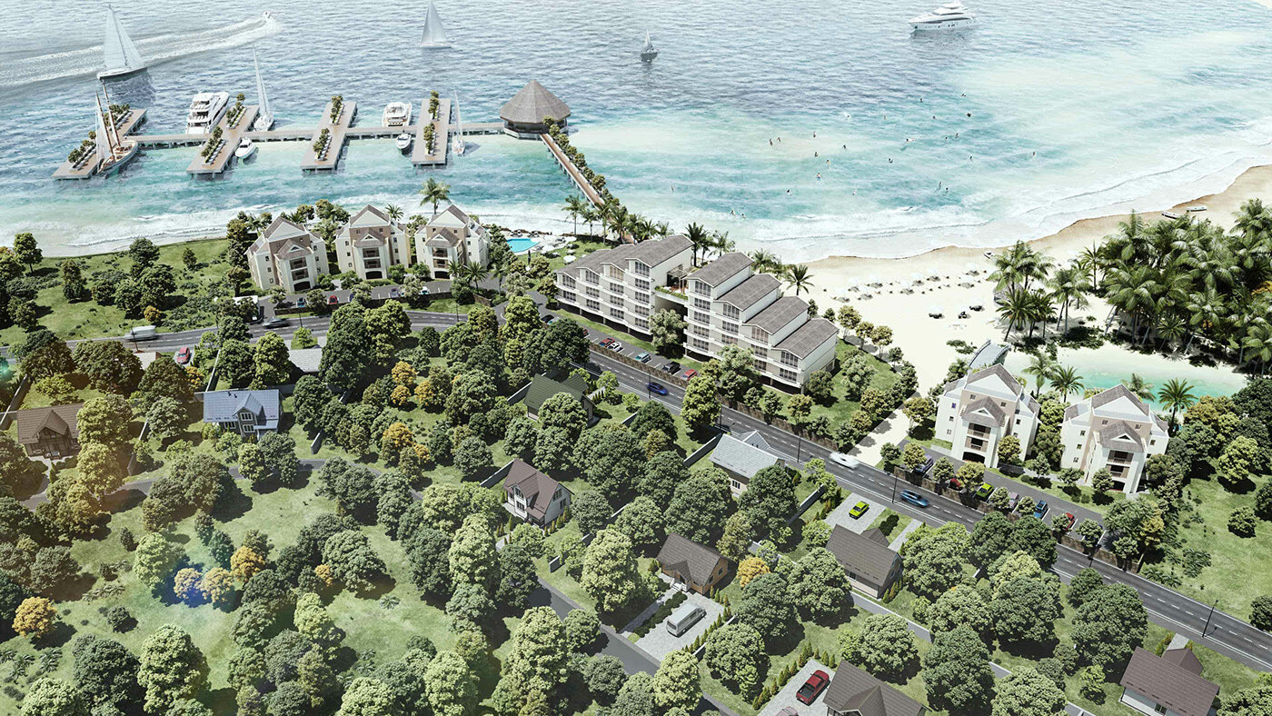 Pinney Beach 3D Exterior Visualization