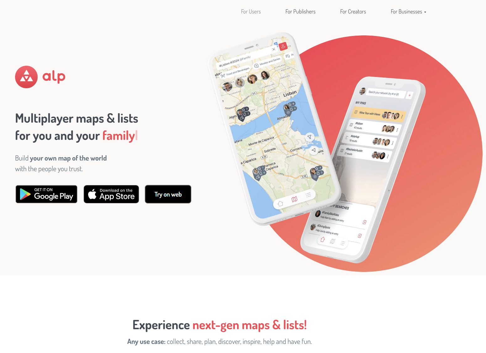 Alp — Maps & Lists