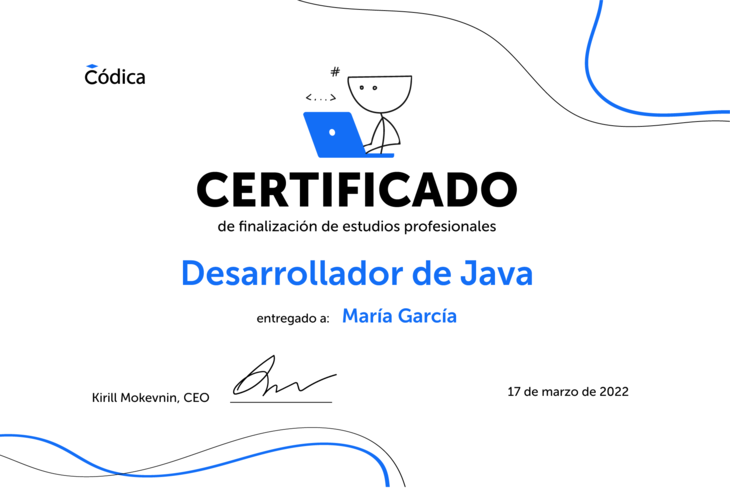 Curso de Desarrollador Java - formación en programación Java en línea con seguridad laboral