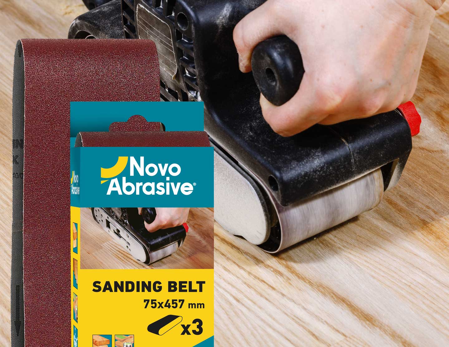 NovoAbrasive Sanding Belts | Durable Belts for Wood, Metal & Plastic ...