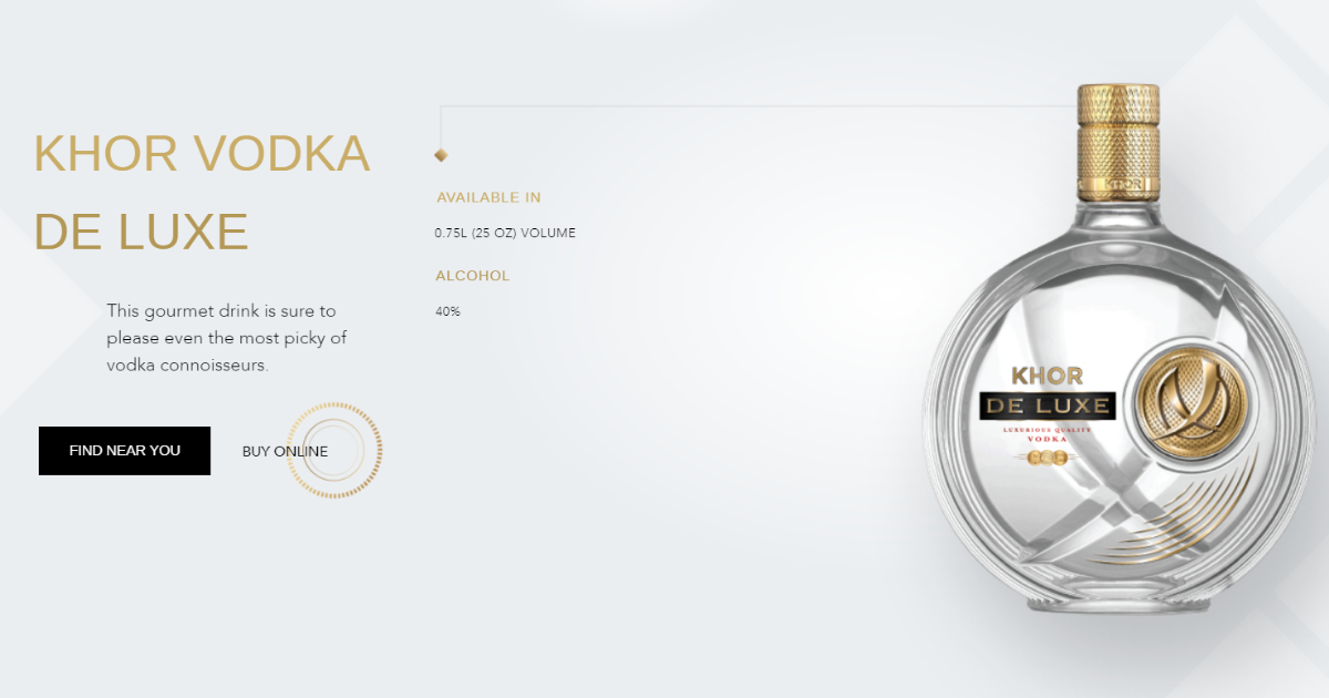 Khor Vodka De Luxe