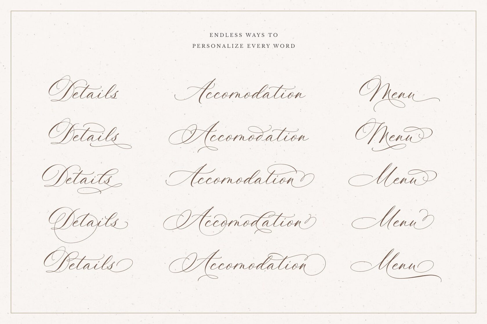 La Rumba Font | Handwritten Calligraphy by Blessed Print