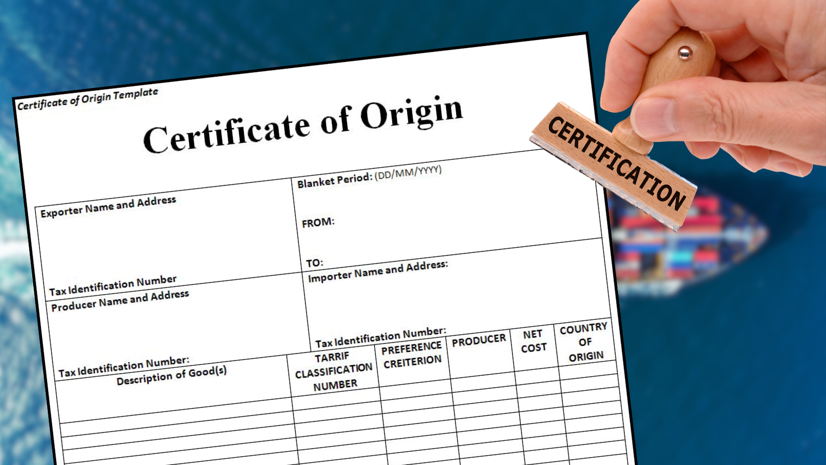 Certificate of Origin: What It Is, Preferential vs Non‑Preferential ...