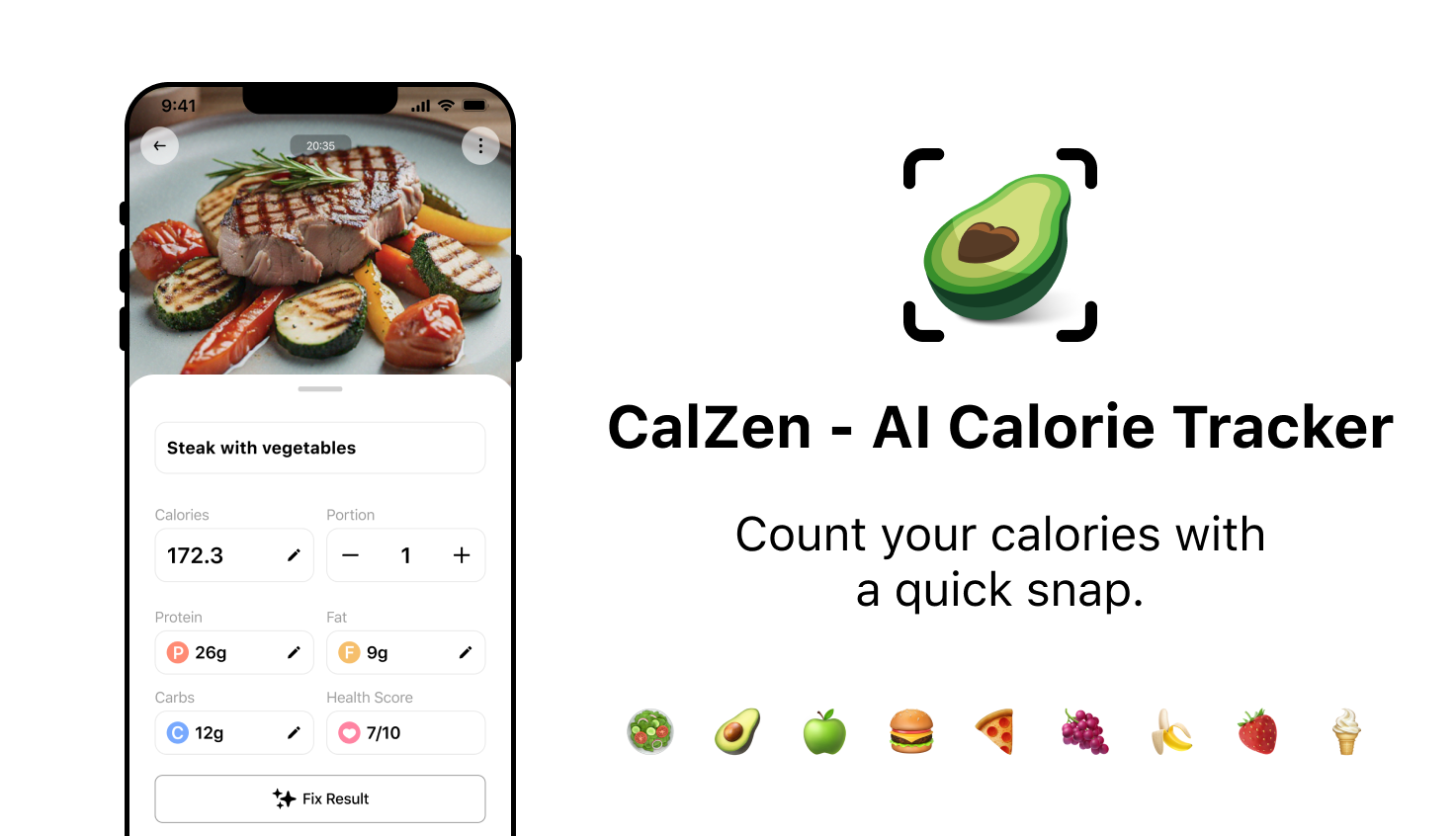 CalZen - AI Calorie & Macro Tracker | Snap, Track, Reach Goals