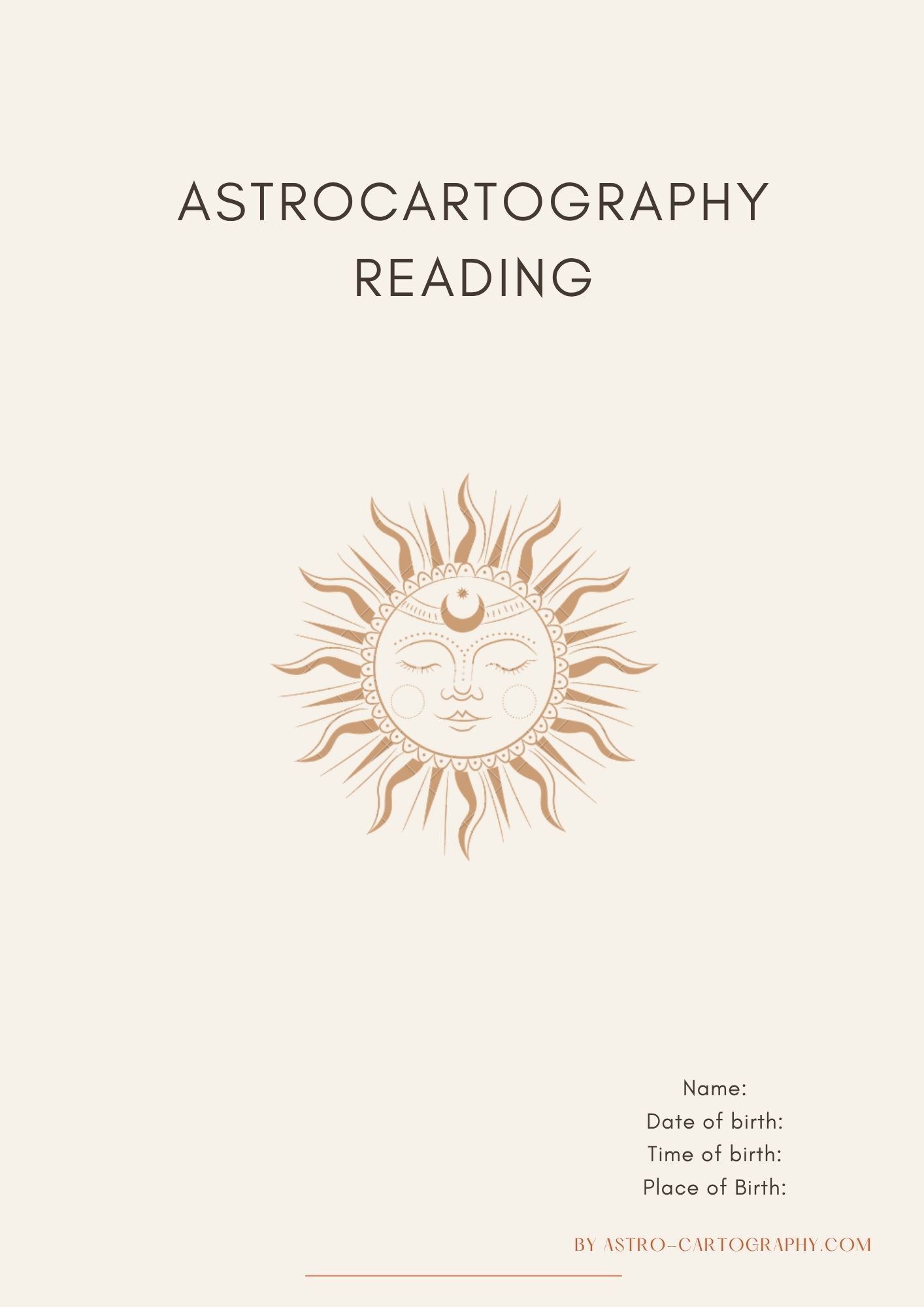 Book Your Personal Astrocartography Reading| 24h Delivery, 5 ⭐