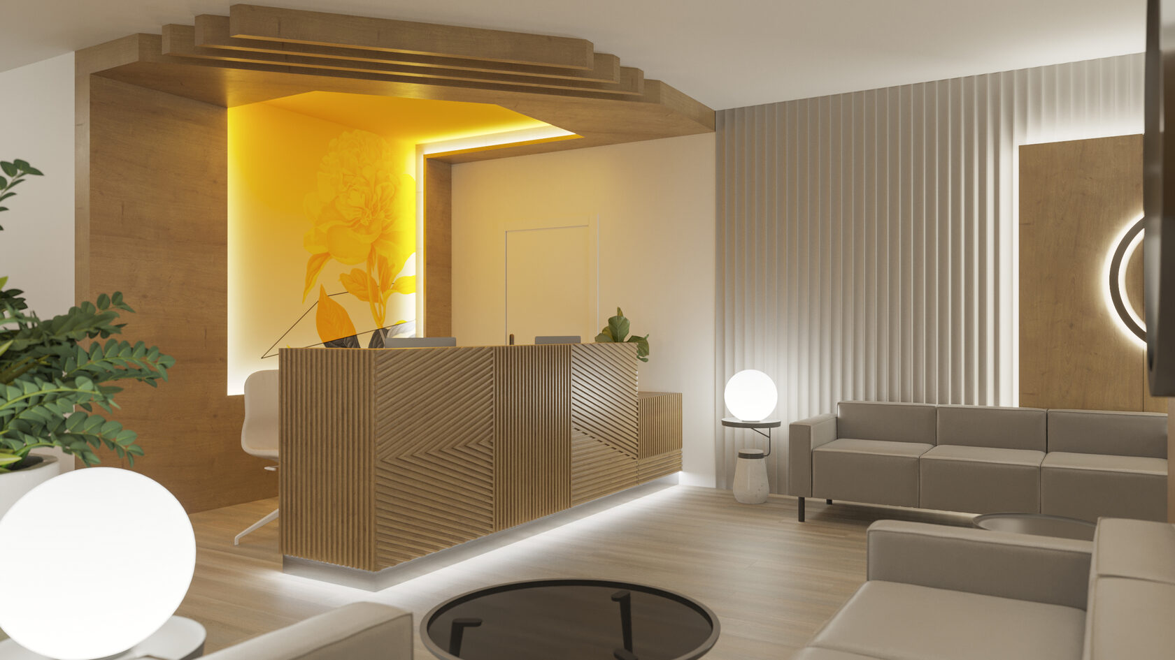 INTERIOR DESIGN OF ELEVATED MEDICAL SPA