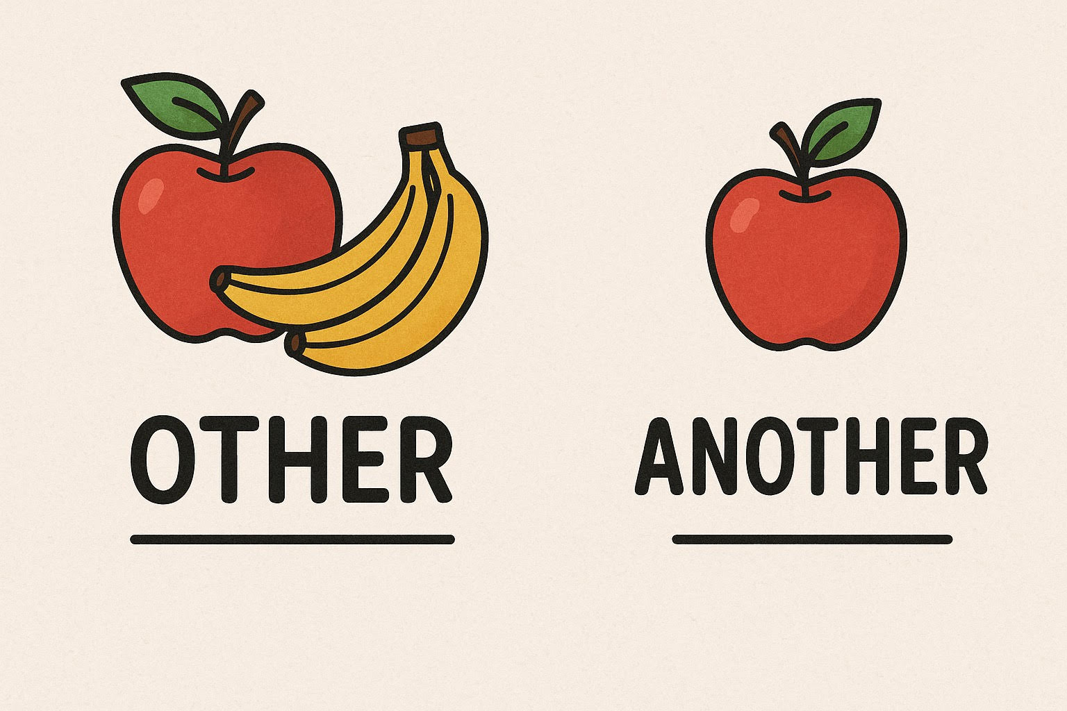 Other and Another in English: Rules for Using the Words "Other" and ...