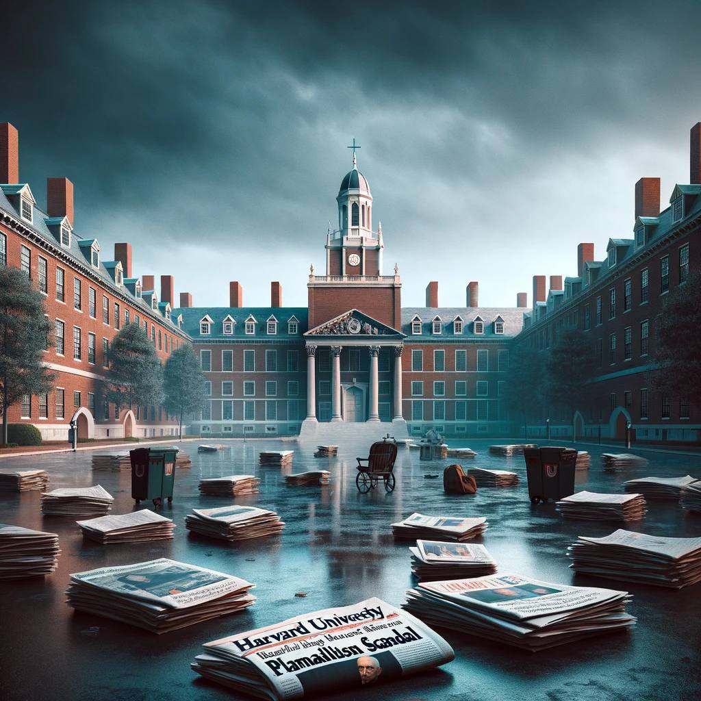 President of Harvard University was convicted of plagiarism