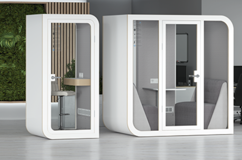 ⭐Soundproof meeting pods Silentbox, office communication capsules for ...