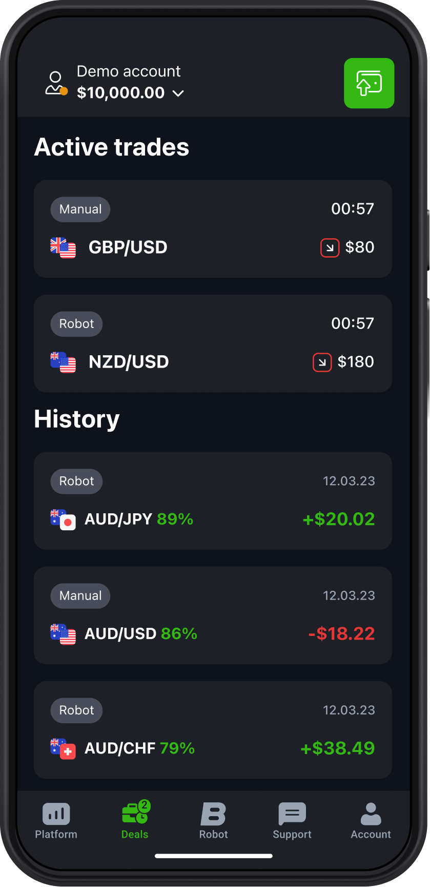 Tradematix Robots for IQ Option