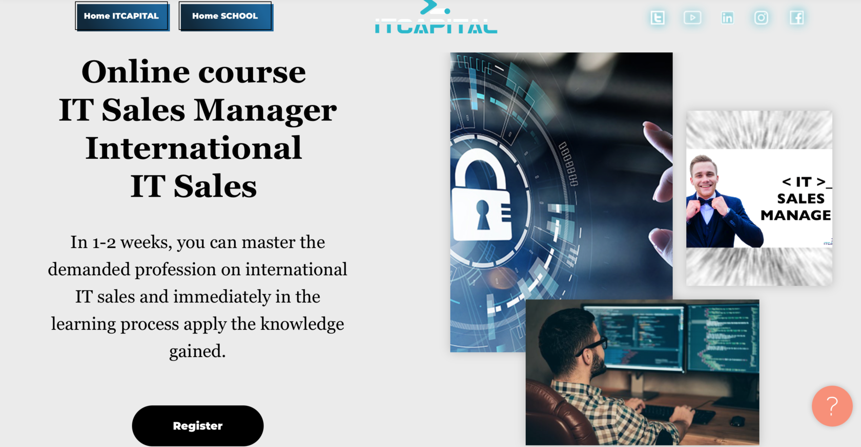 IT Sales Manager Course | Training IT sales | International markets