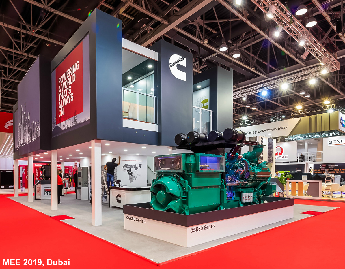 Cummins Exhibition Stand from Remarkable FZE