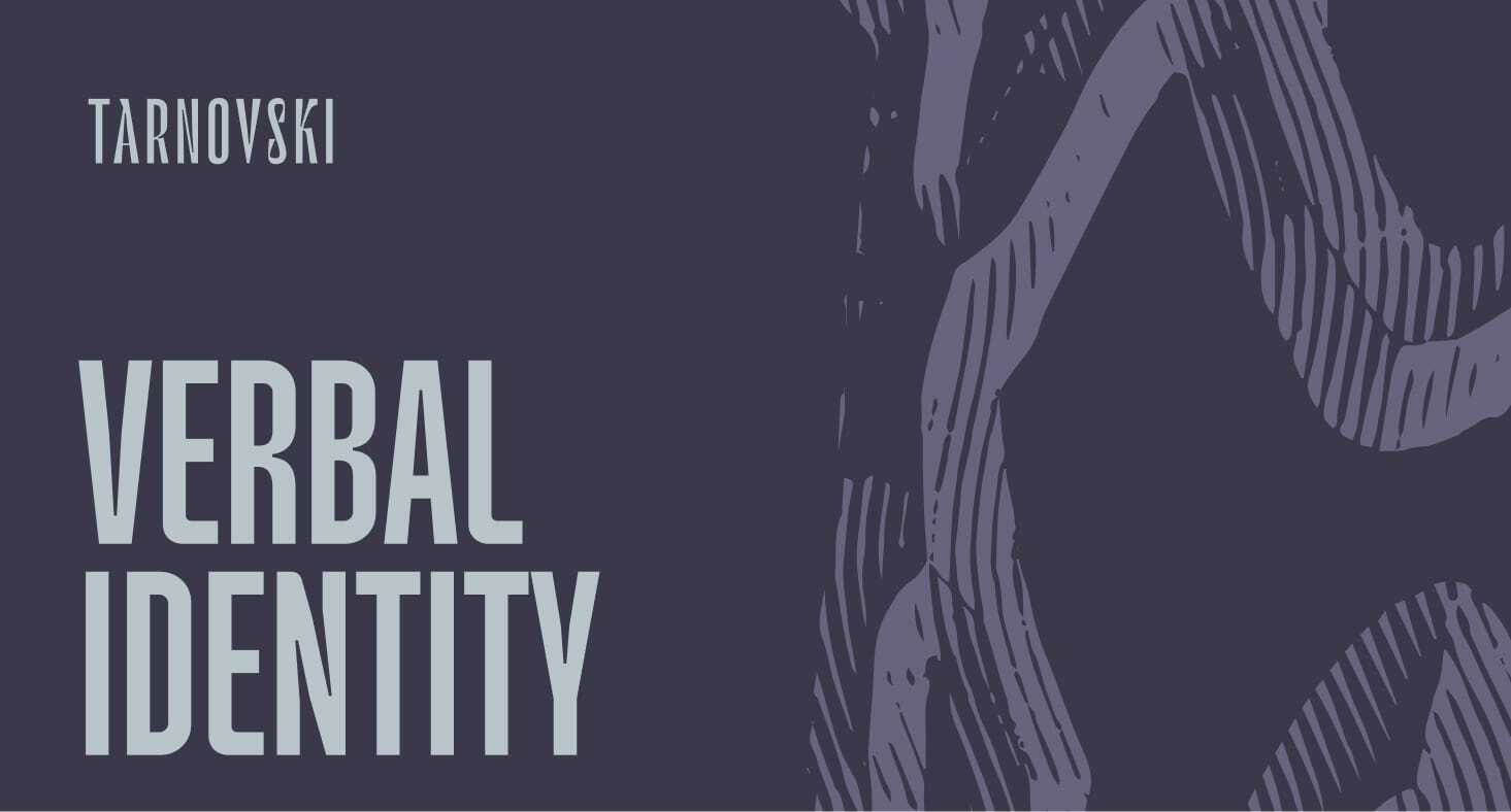 Verbal Identity Services Services - Brand Messaging & Brand Voice by TARNOVSKI Branding Agency ...