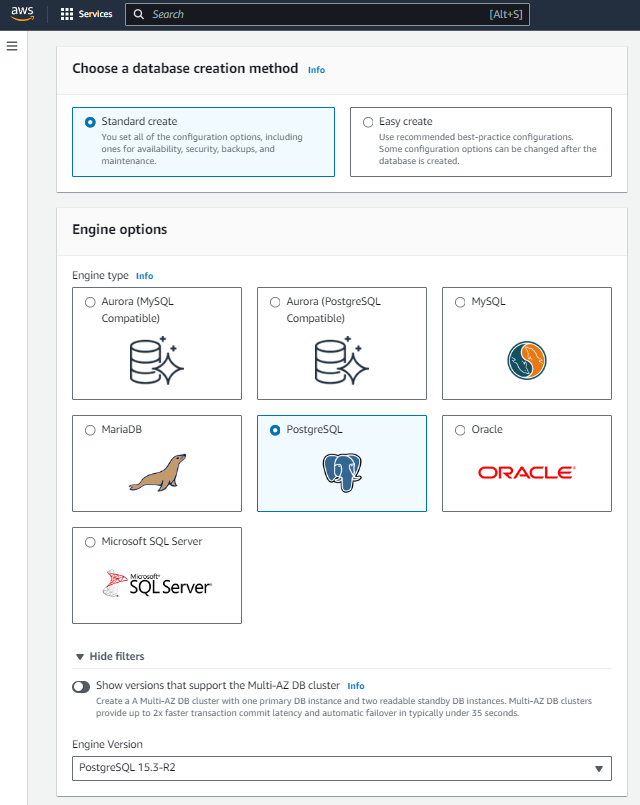 How to Create an RDS Instance