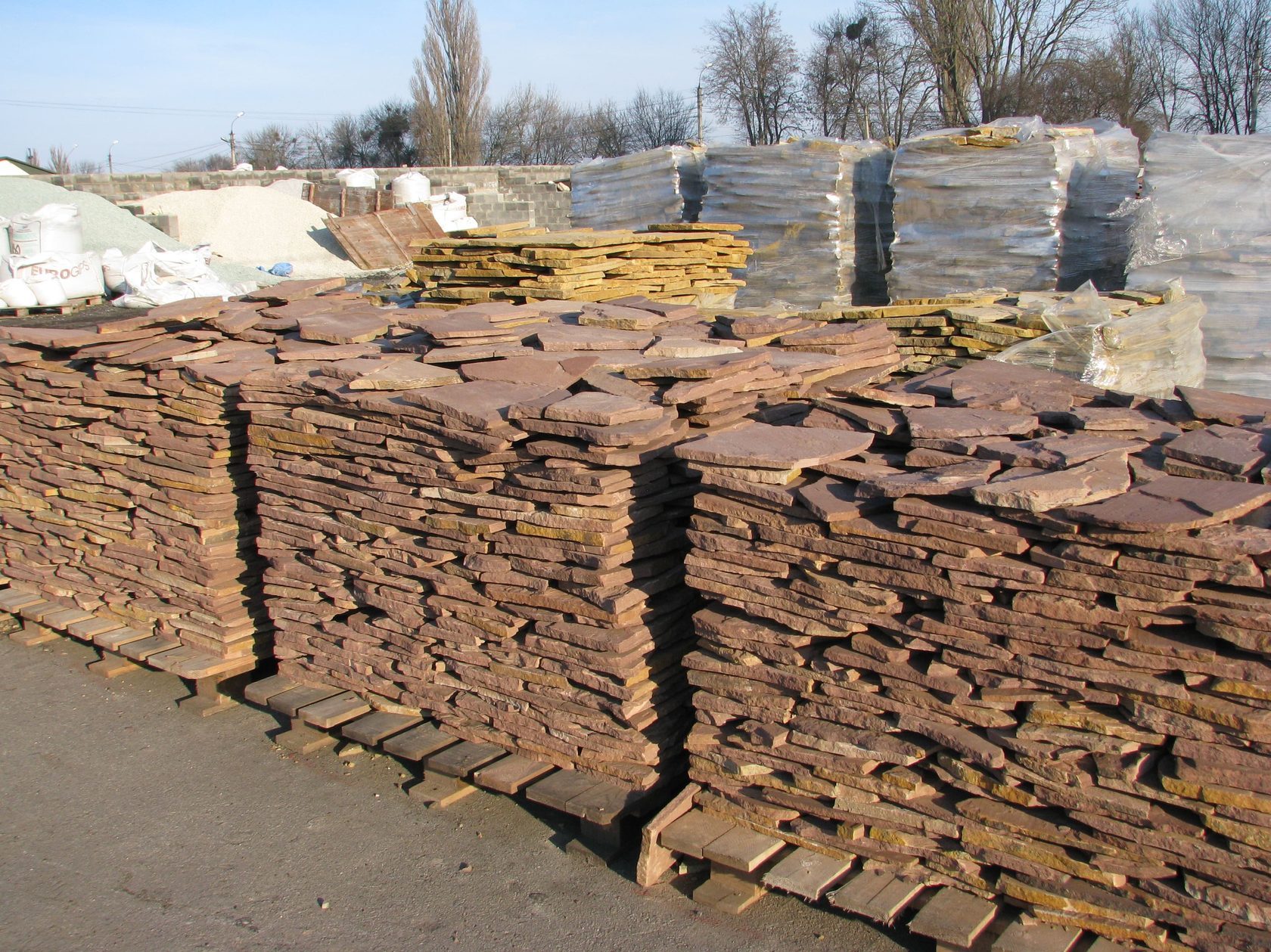 "Wild" stone Polygonal