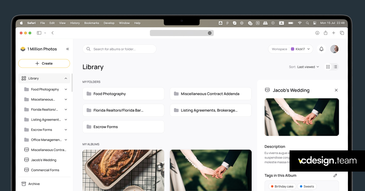 1 million photos | Projects | VC design