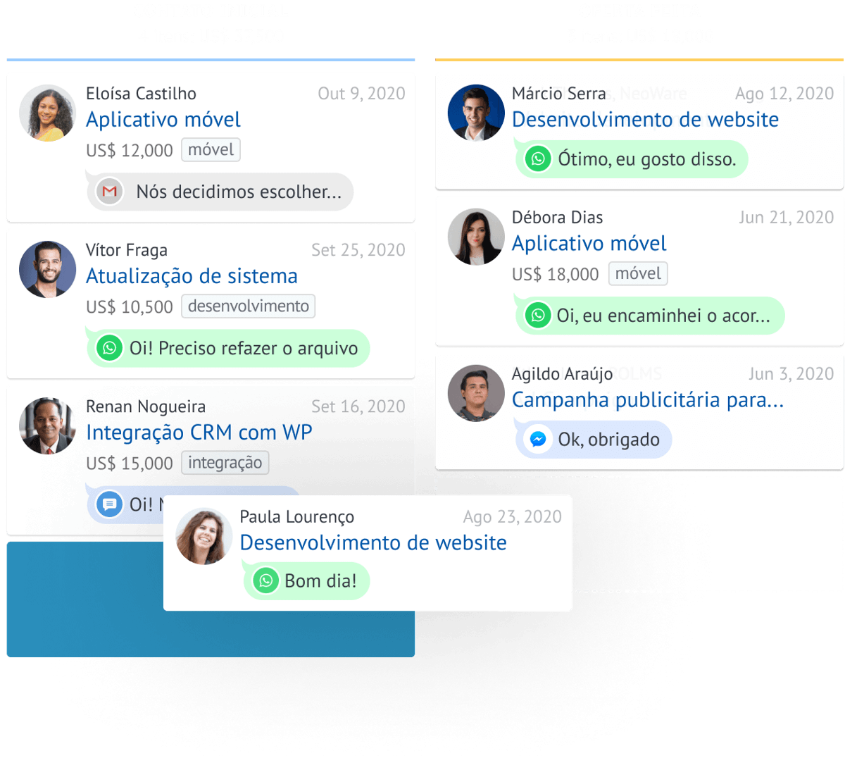 Whatsapp Chatgpt Integrado Em Um Crm Com Dados Da Empresa