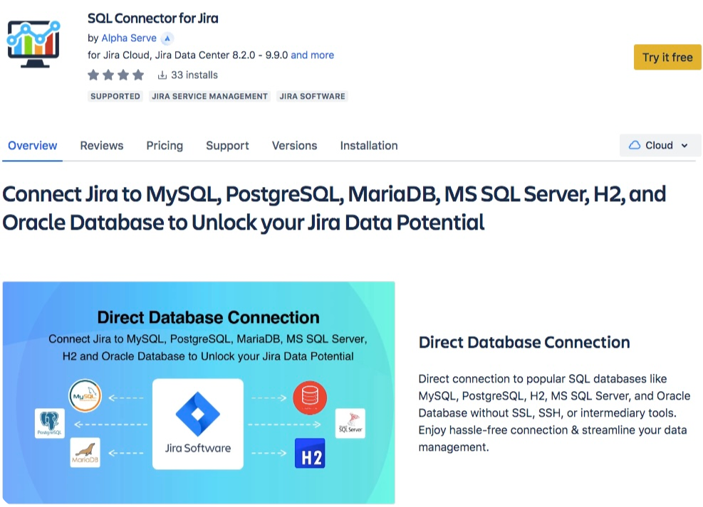 Jira H2 Database Integration: Replicate Jira Data to H2 Database Jira H2 Database Integration: Replicate Jira Data to H2 Database