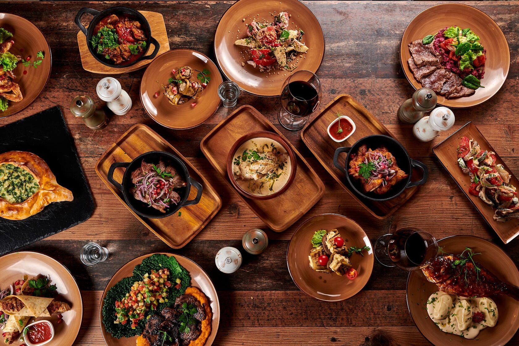 Menu Amber restaurant