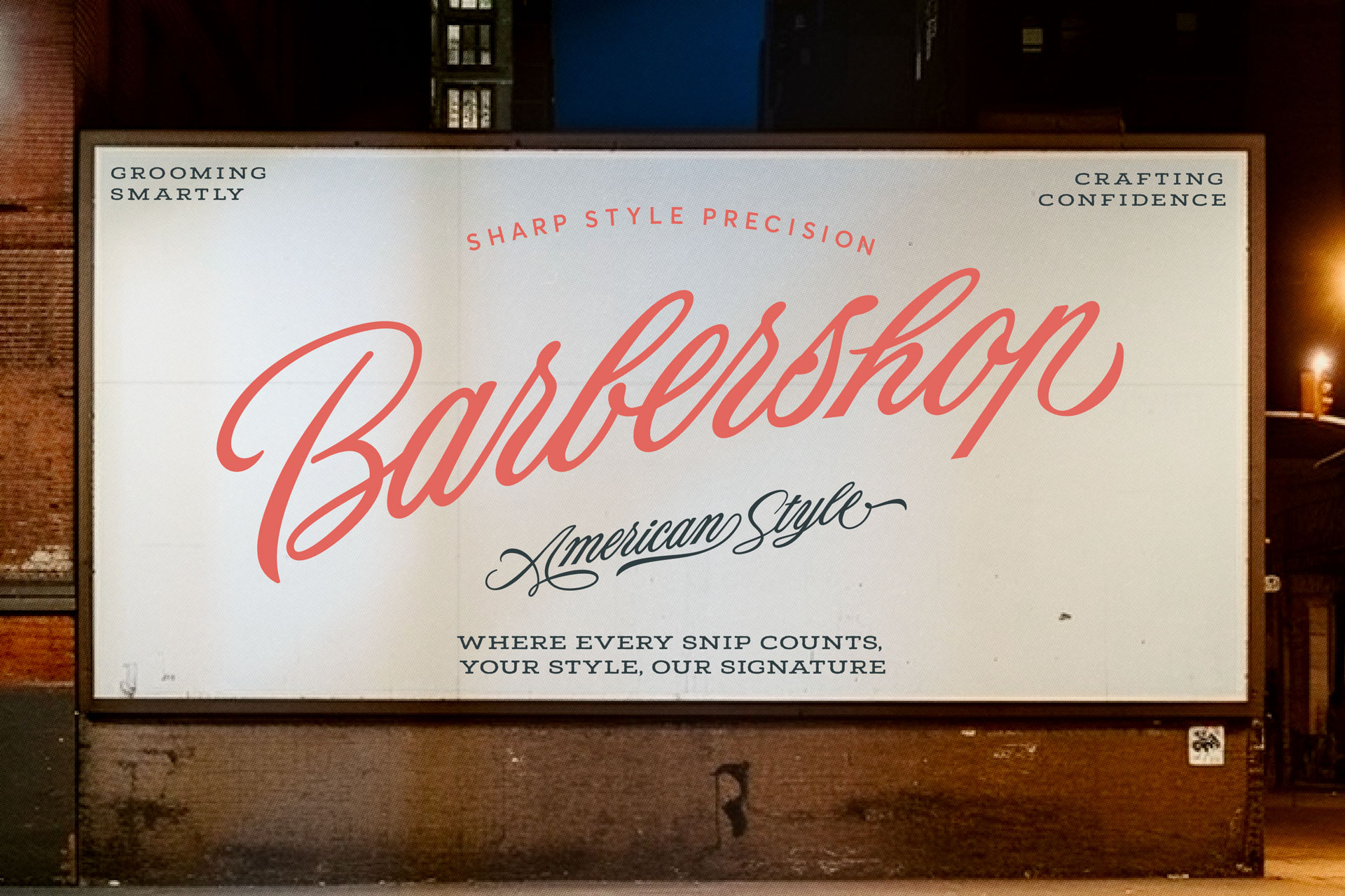 The Original Font | Retro Script - Blessed Print