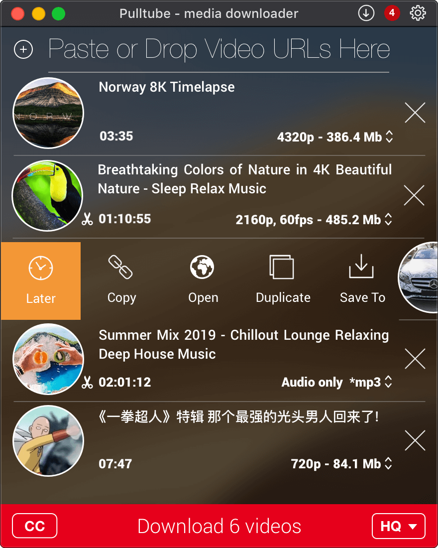 Pulltube – beautiful online video downloader