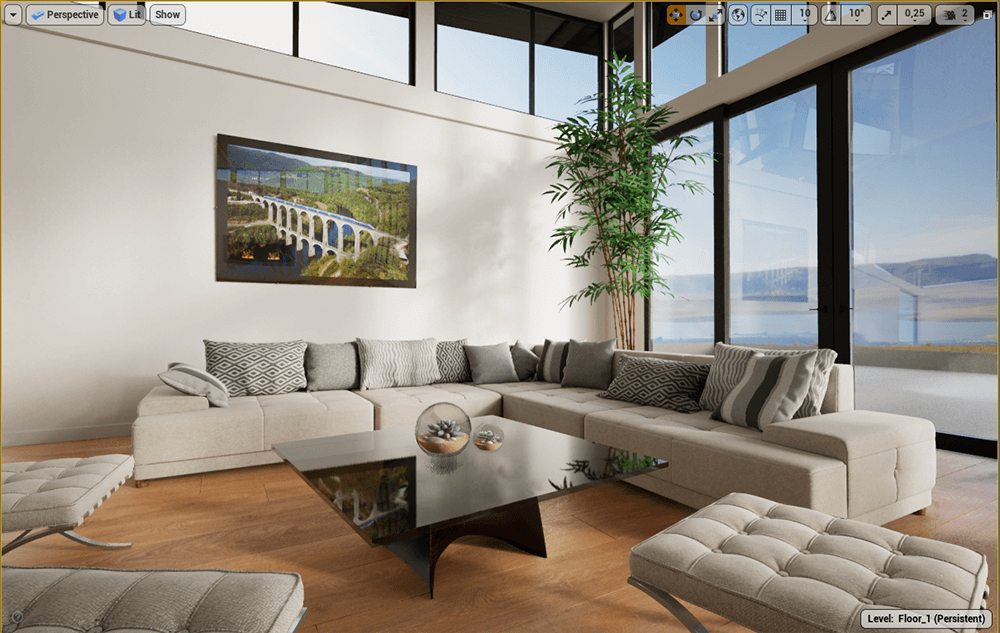 How to create architectural visualization in Unreal Engine