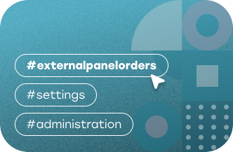 External panel orders