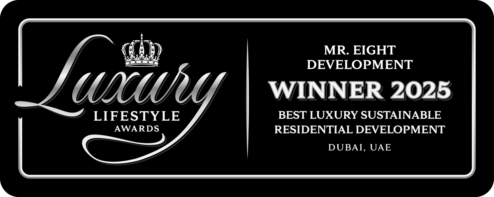 Mr. EIGHT Branded Residences — Award-winning European developer